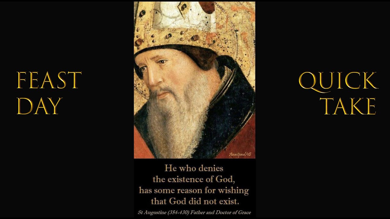 St Augustine: The Original Meme Master? - YouTube