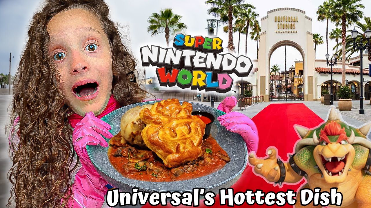 Ultimate SPICY Dish at Super Nintendo World | Bowser's Fireball ...