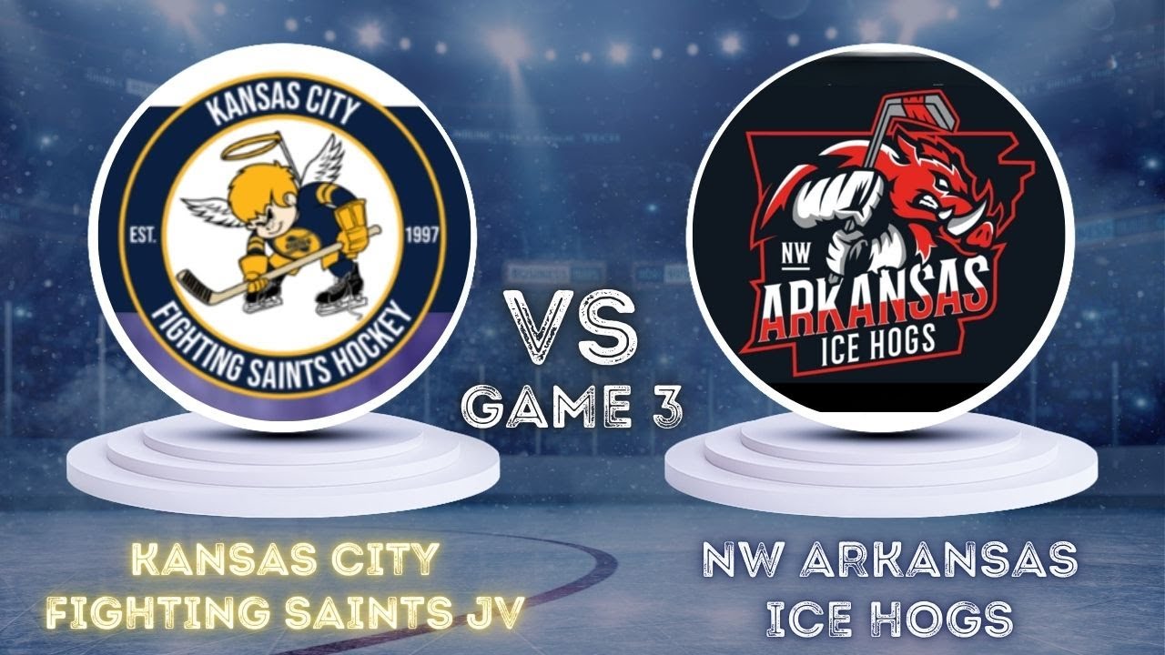 Kansas City Fighting Saints JV vs NW Arkansas Ice Hogs JV-Game 3 - YouTube