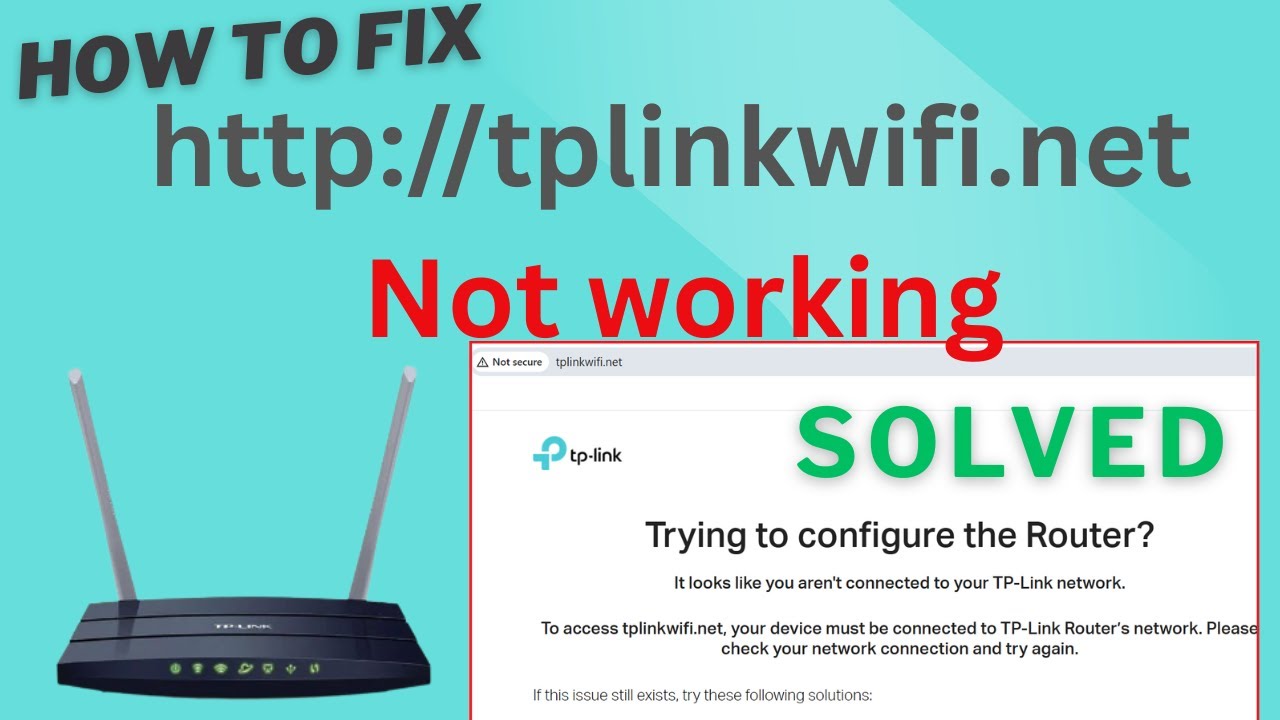 tplinkwifi.net Not working - Fix in Few Steps. | How to Fix tplinkwiif ...