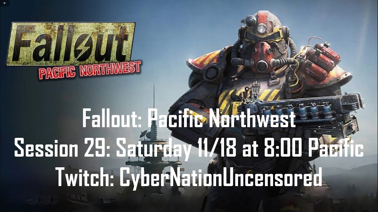 Fallout 2D20 - Pacific Northwest - Session 29 - GM Drader - YouTube