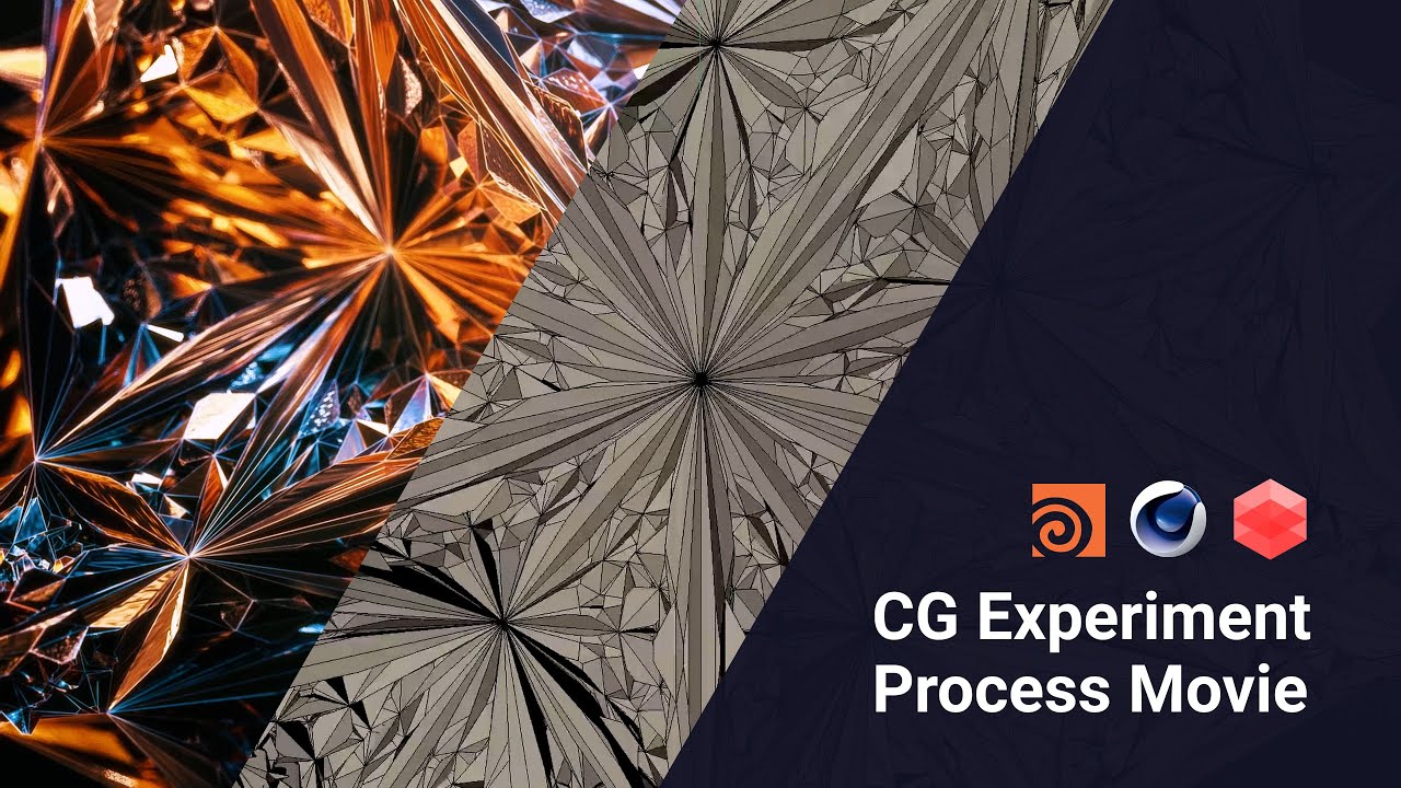 CG PROCESS | ABSTRACT FLOWER | Motion Graphics | houdini and cinema4d ...