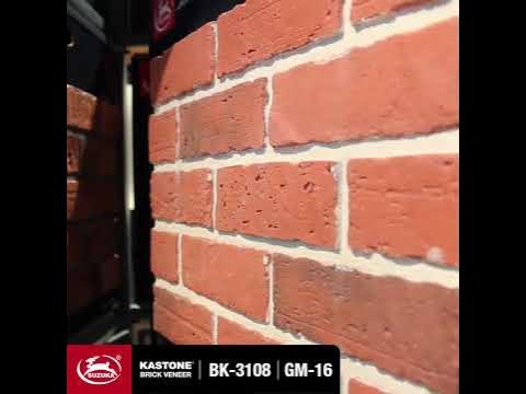 KASTONE® Brick Veneer | BK-3108 | GM-16 - YouTube