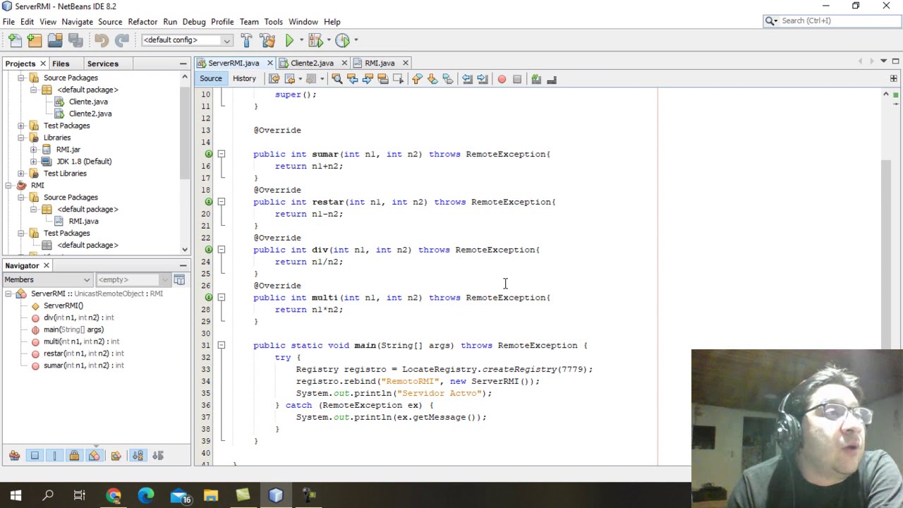 Actividad 4. Sistemas de Distribución RMI - YouTube
