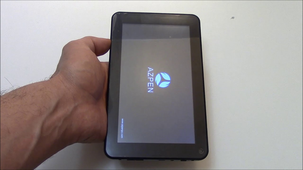 How To Restore An Azpen A727 Tablet To Factory Settings - YouTube
