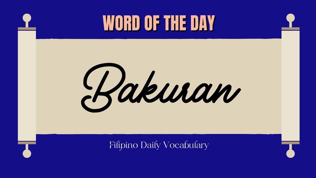 Bakuran in English + Pronunciation - YouTube