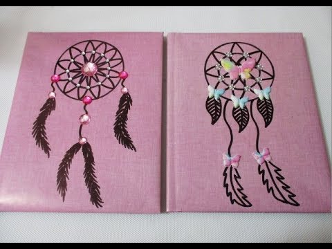 DIY #195 | Dream Catcher NOTEBOOK - YouTube