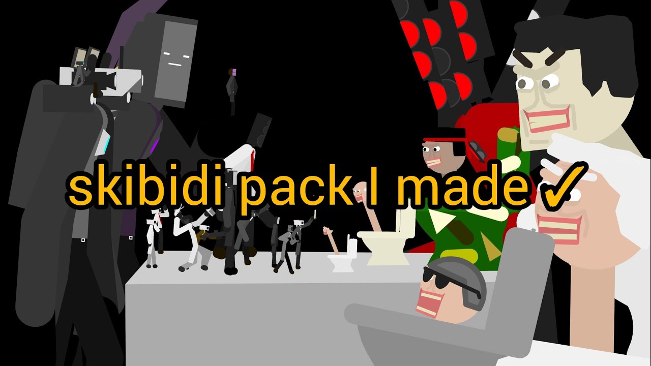 skibidi toilet pack I made #sticknodes #skibiditoilet - YouTube
