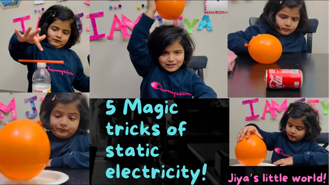 5 Awesome Static Electricity experiment for kids to do at home ...