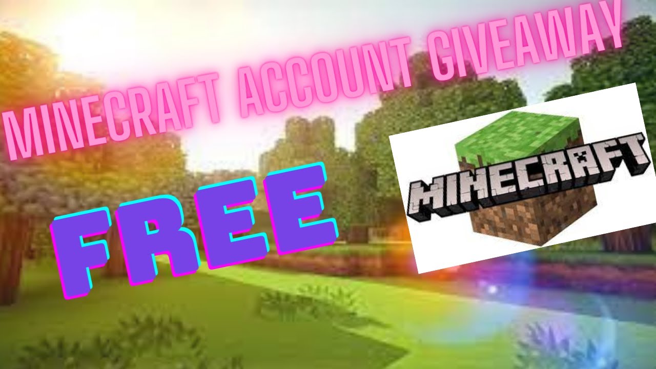 giveaway free mc account and gameplay - YouTube