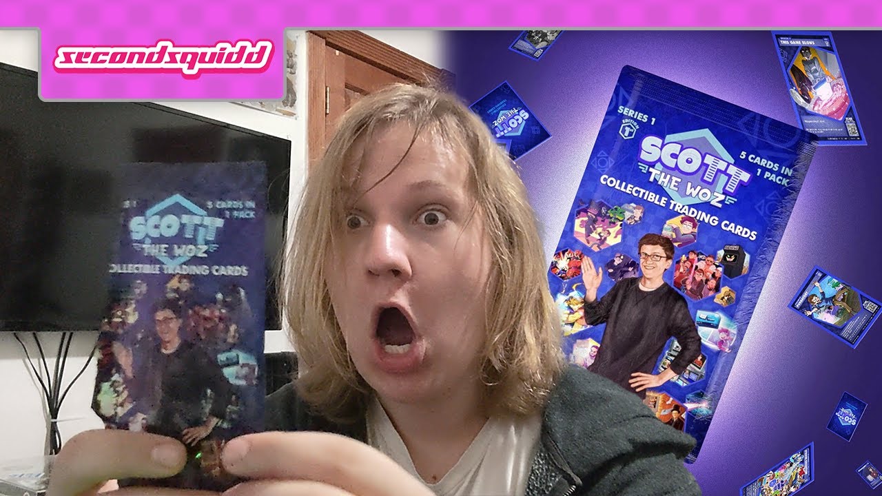 Awesome Scott The Woz Trading Card Unboxing Wow - YouTube