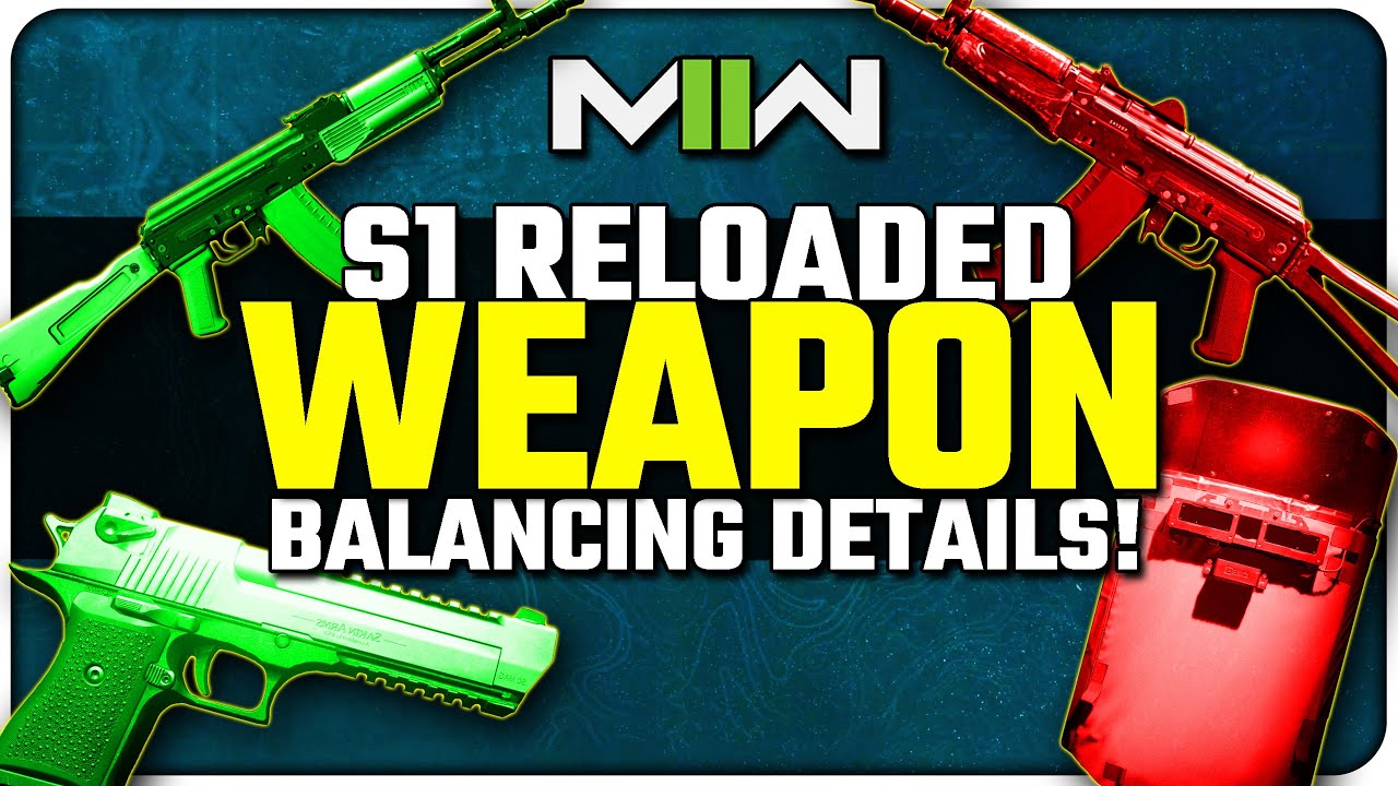 Huge MWII Weapon Balancing Update! | (Kastov 545, Riot Shield, .50GS ...
