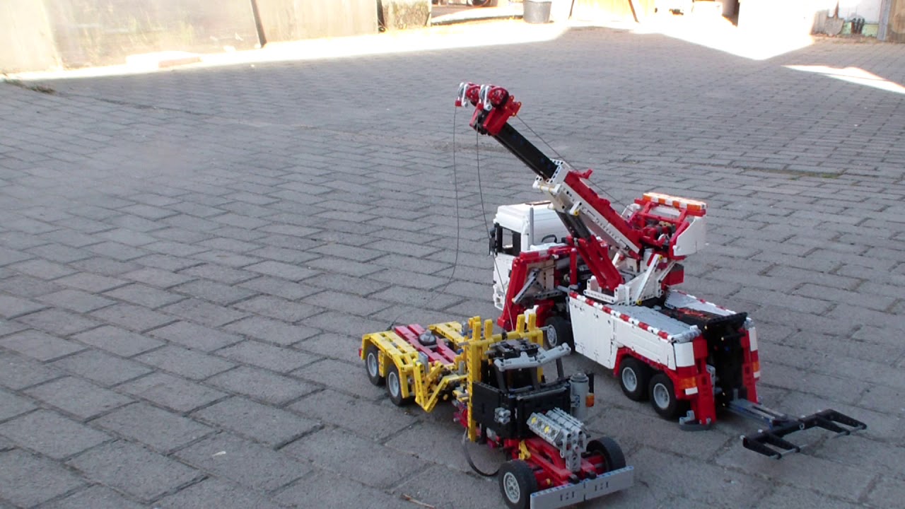 Lego Scania R530 Recovery Truck in Highway to Hell - YouTube