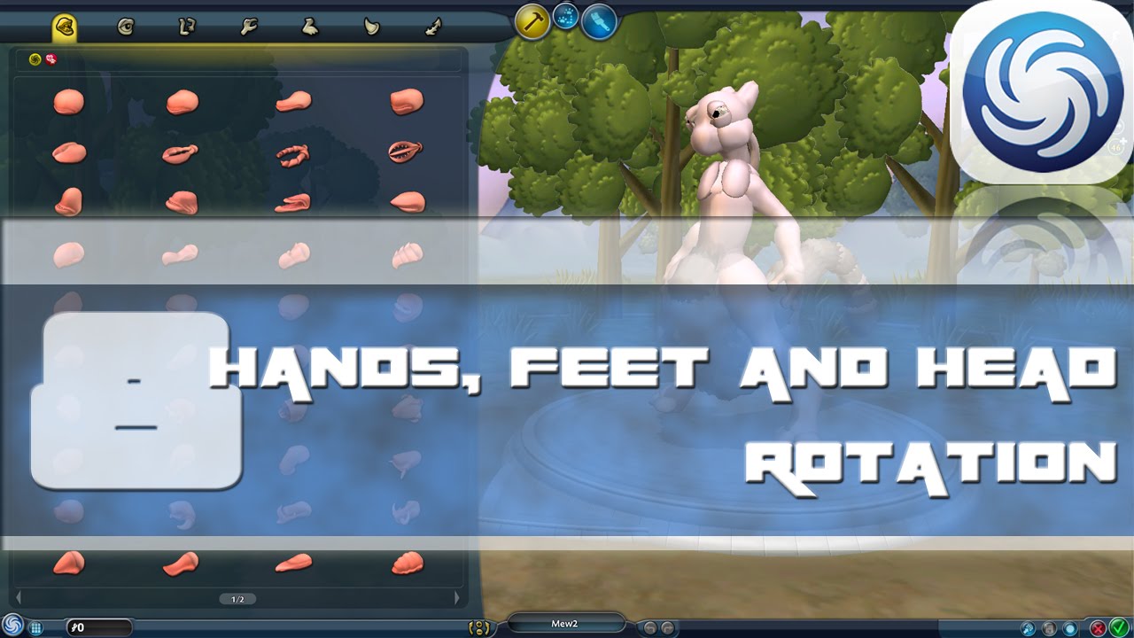 SPORE TUTORIAL SERIES #8: Hands, Feet and Head Rotation (collab with ...