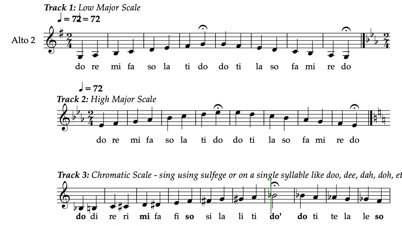 Alto 2 Alaska All State Choir Audition 2022 - YouTube