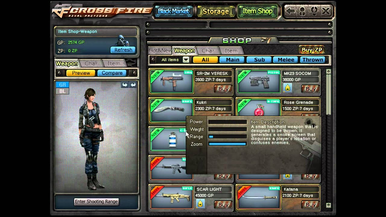 Crossfire Shooting range fail ^.^ - YouTube