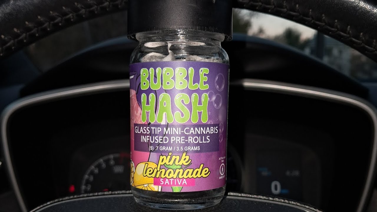 Amnesia Bubble Hash Infused Prerolls Pink lemonade-Review-🤩🍋🚨💨💨 - YouTube