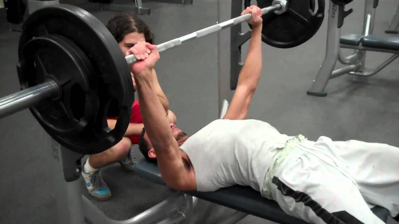 chris bench press (5/3/1) - YouTube