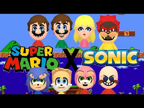 SUPER MARIO X SONIC (Character Fusion pt 3) - YouTube