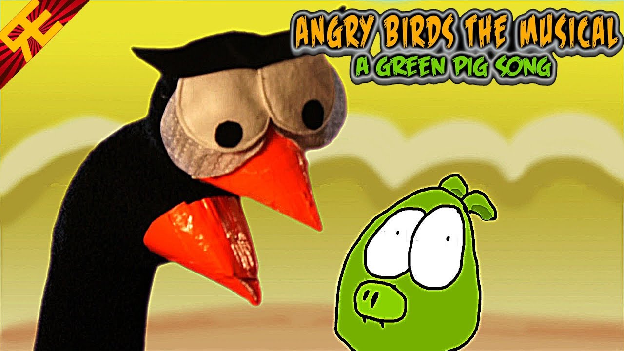 WE HATE GREEN PIGS: An Angry Birds Song [by Random Encounters] - YouTube