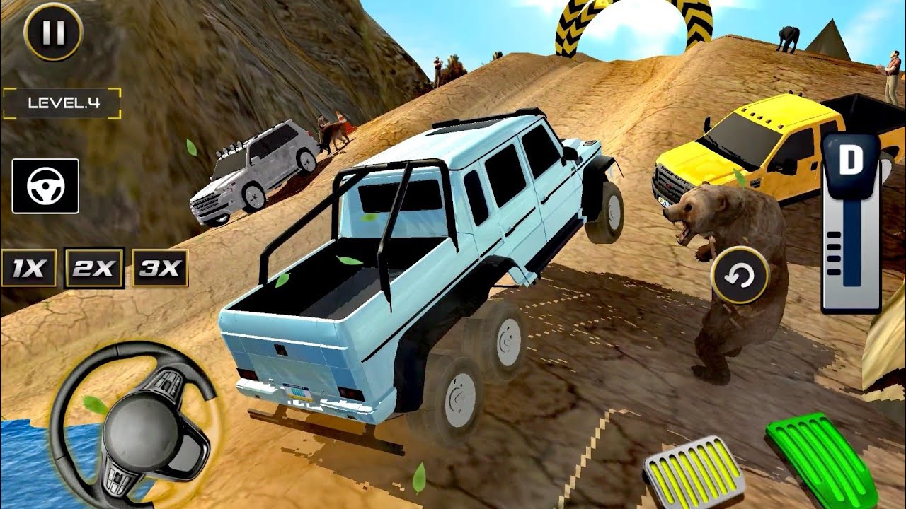 Offroad SUV Mud Truck Driving: Drive 6x6 Heavy Car - Android Gameplay ...