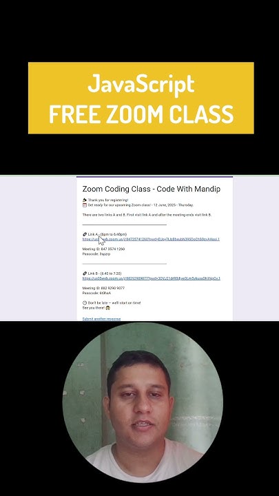 Free Zoom Class – Loops in JavaScript! 🔁 - YouTube