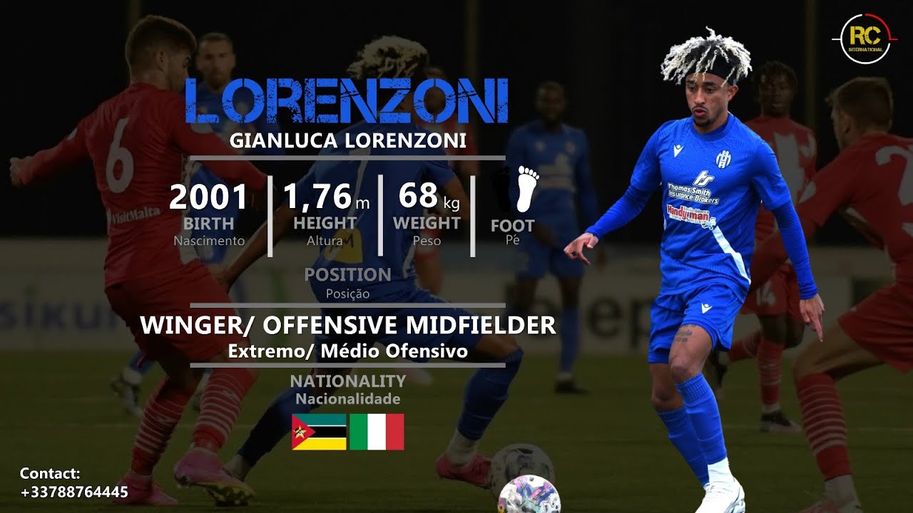 Lorenzoni - Winger / Offensive Midfielder (Extremo / Médio Ofensivo) - 2001 (2023/24) - YouTube