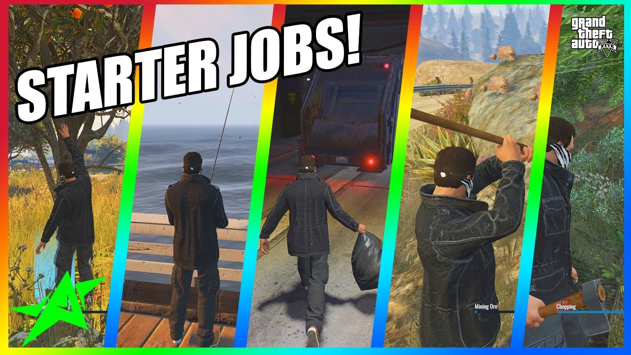 All of the STARTER JOBS on Prodigy RP! | GTA 5 Roleplay - YouTube