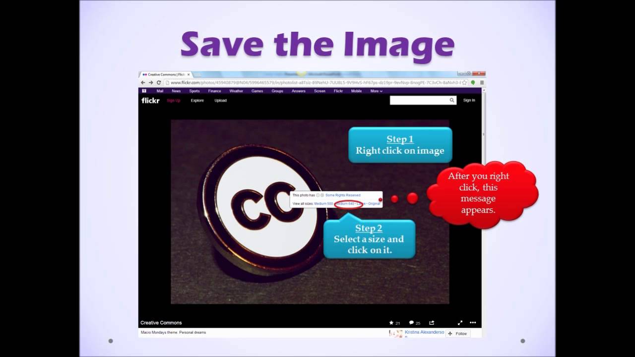 Creative Commons: How to Add Attributions to an Image - YouTube