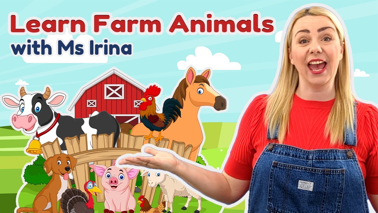 Learn Farm Animals | Incy Wincy Spider | Old MacDonald Had A Farm | The ...