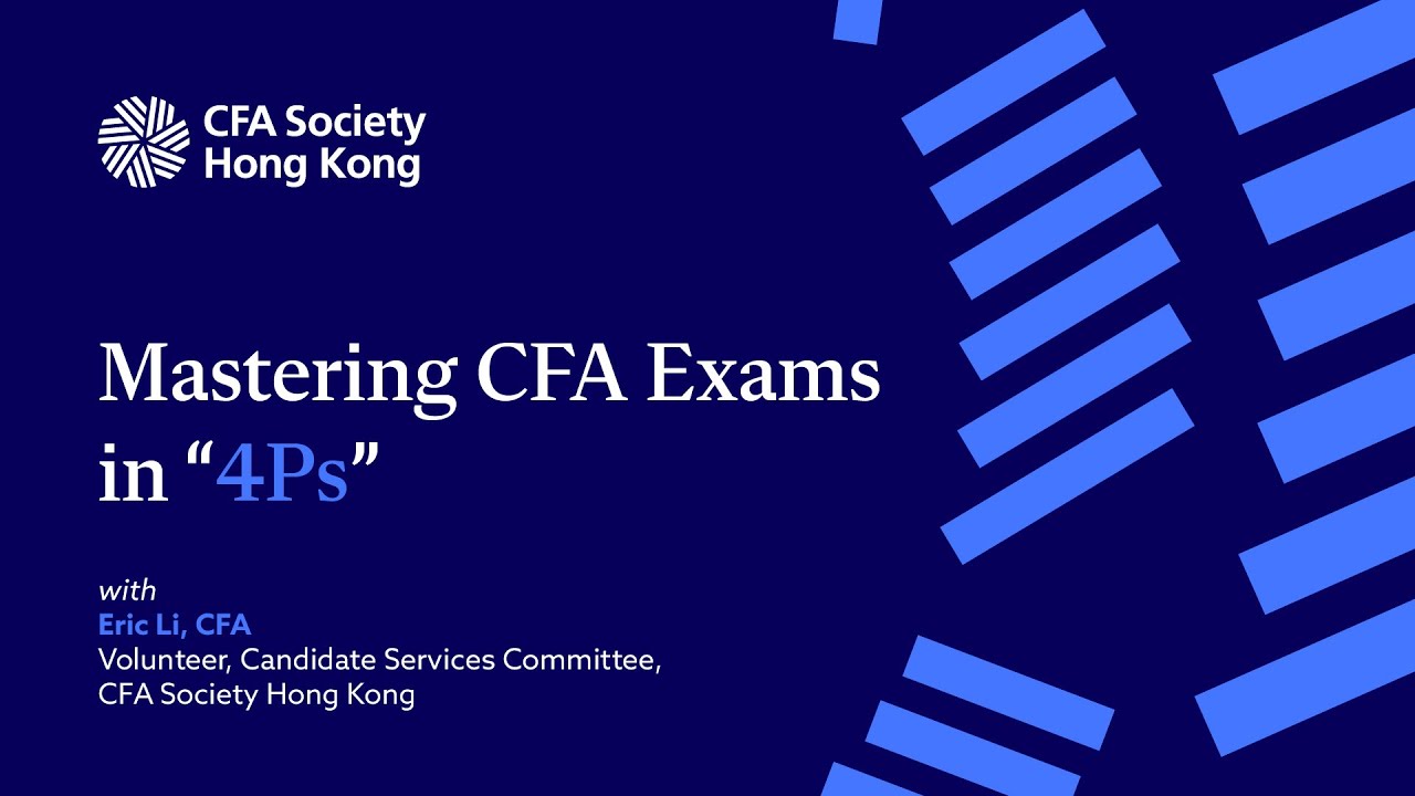 Mastering CFA Exams in "4Ps" - YouTube