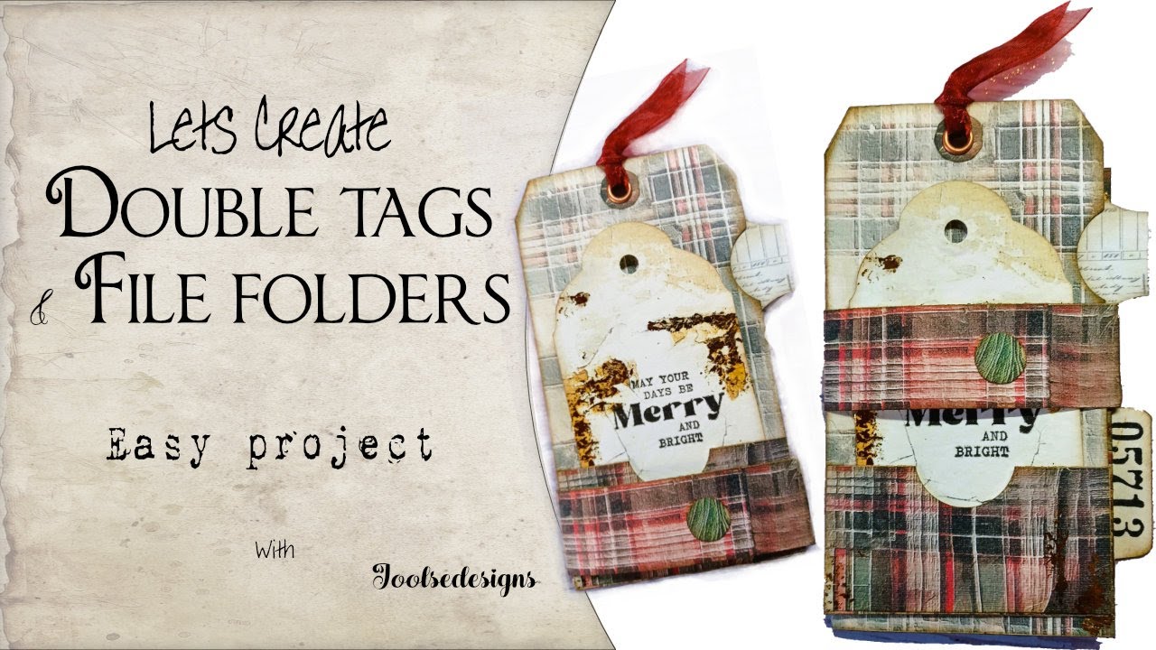 File folders and Tags FREEBIE - YouTube