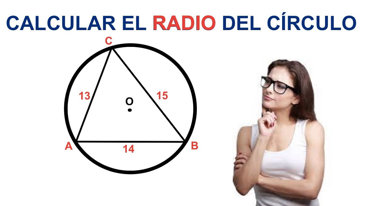 HALLAR EL RADIO DEL CÍRCULO ¿PUEDES RESOLVER? - YouTube