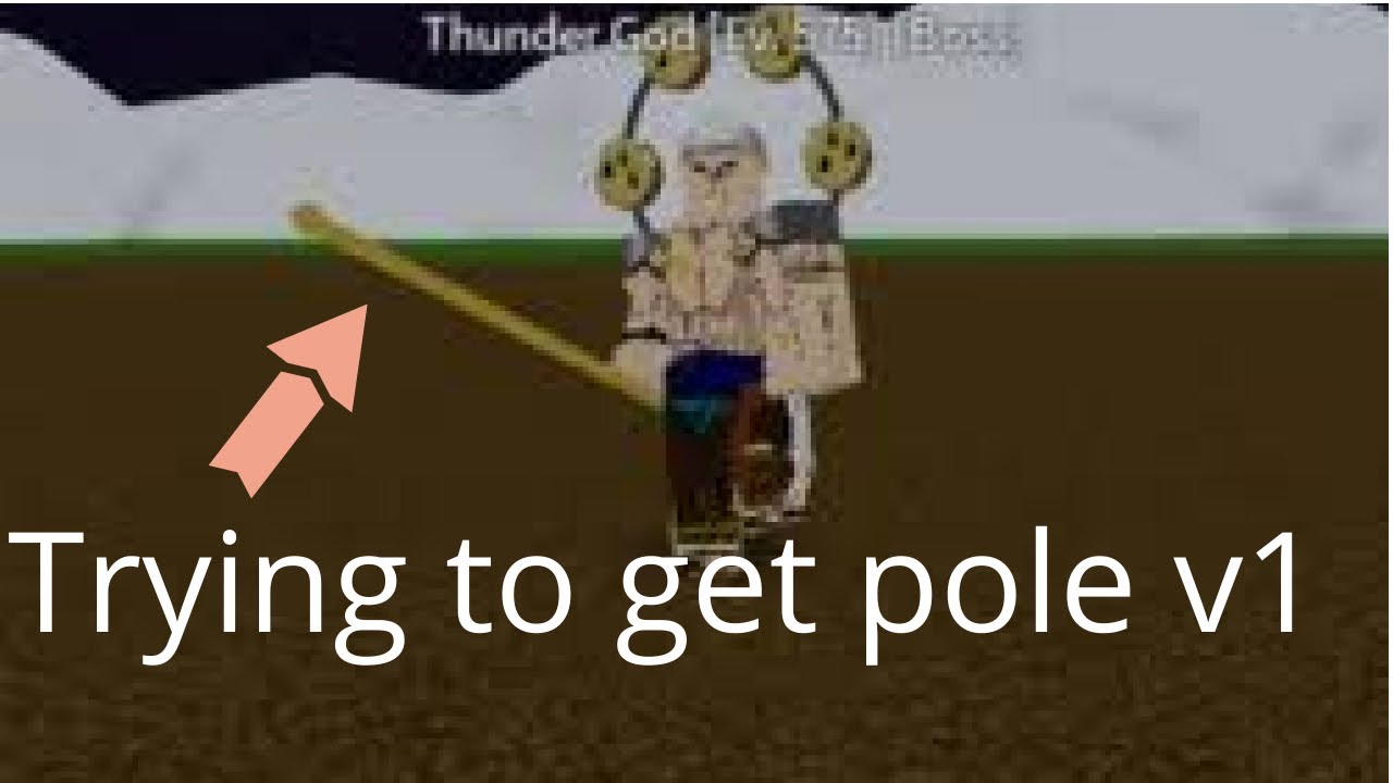 Trying to get pole v1 in Blox Fruits - YouTube