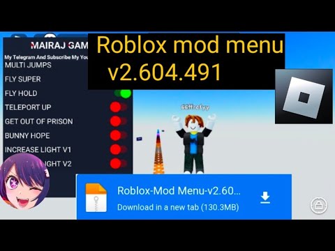เเจกโปร Roblox mod menu v.2.604.491 (ไม่โดนเเบน100%) - YouTube