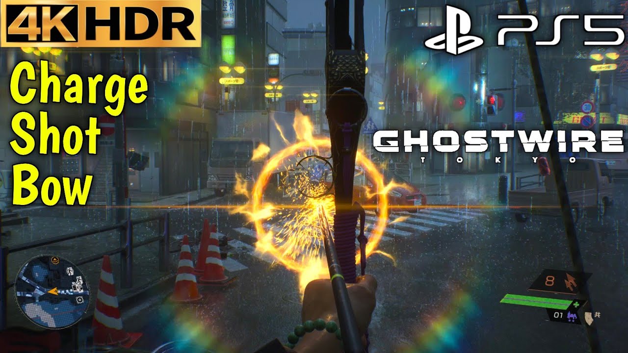 Bow & Arrow Combat - Ghostwire: Tokyo Best Long Rang Weapons Gameplay ...