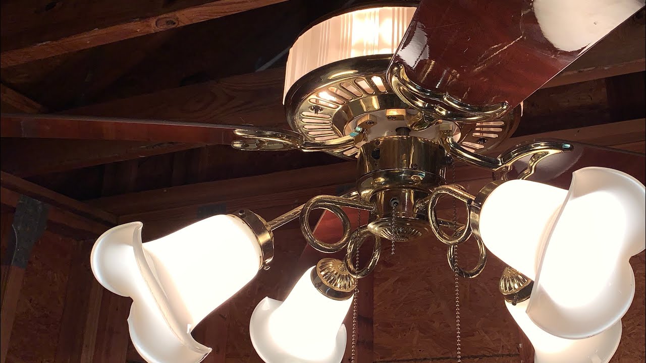 Hampton Bay Lighthouse Ceiling Fan - YouTube