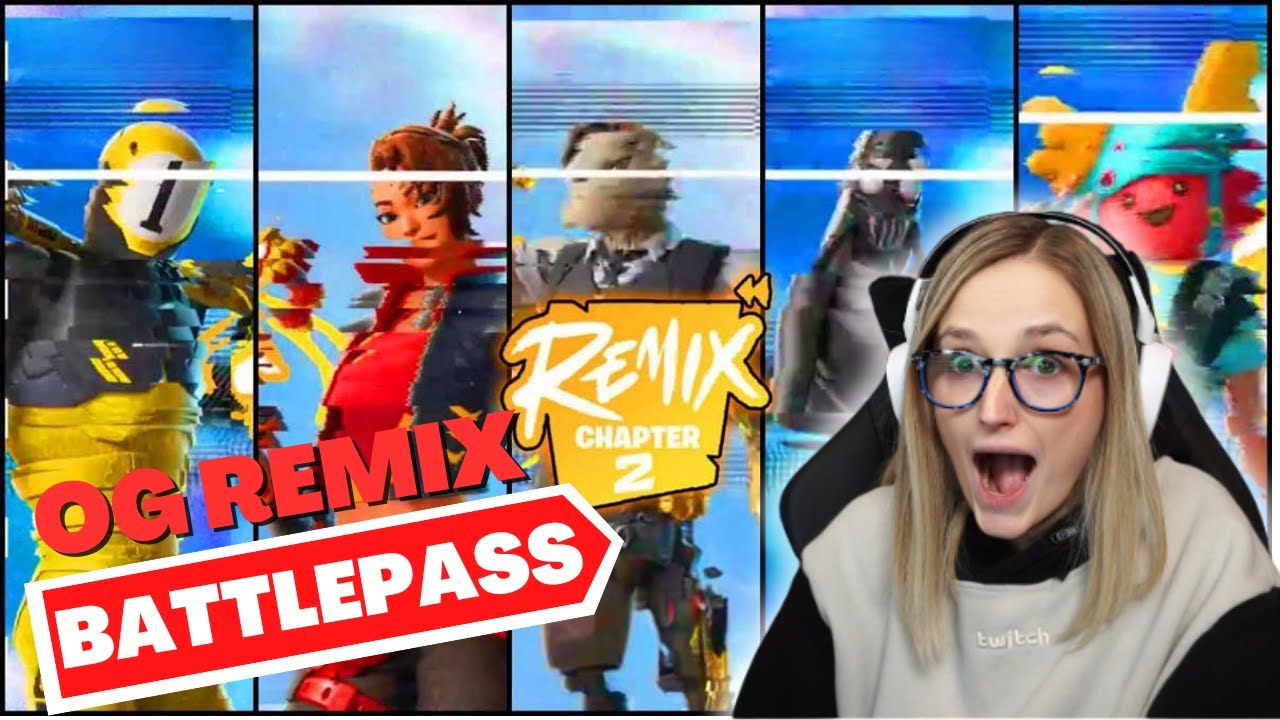 New Fortnite REMIX Season Battle Pass Reaction! - YouTube