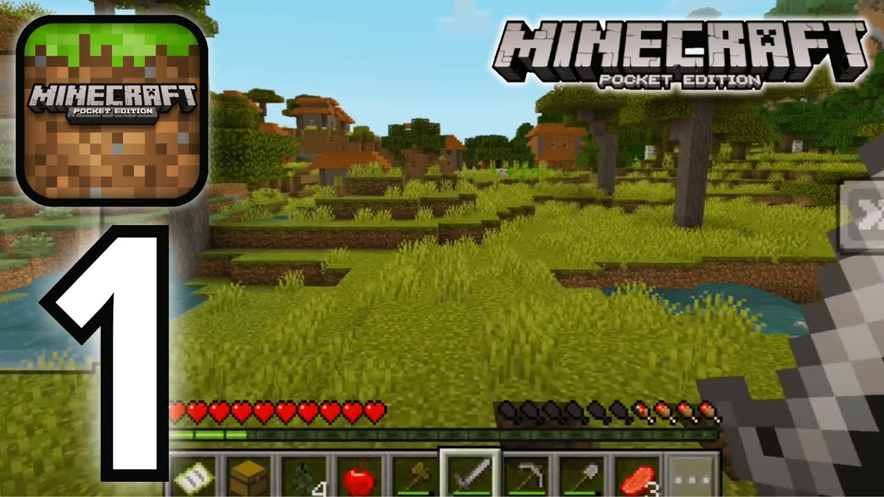 Minecraft: Pocket Edition - Getting Started (Gameplay Walkthrough Part ...