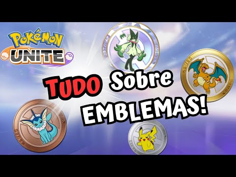 TUDO sobre os emblemas no Pokémon Unite! | Conhecendo Pokémon Unite EP ...