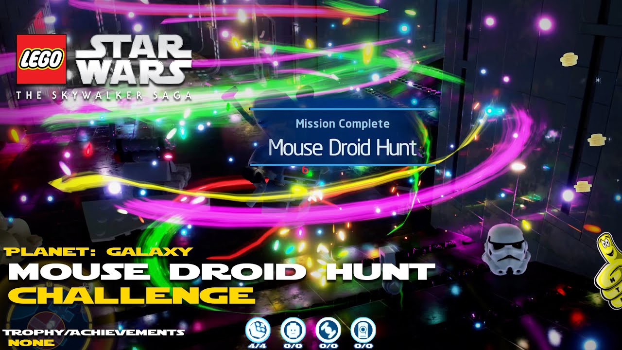 Lego Star Wars The Skywalker Saga: Mouse Droid Hunt Challenge (Mouse ...
