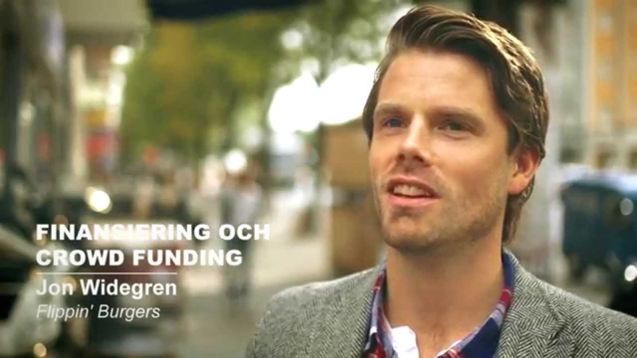 Finansiering och crowd founding - Jon Widegren, Flippin´ Burgers - YouTube