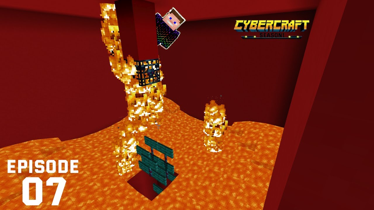CyberCraft 1: Episode 7 - Infinite Blaze Rods - YouTube