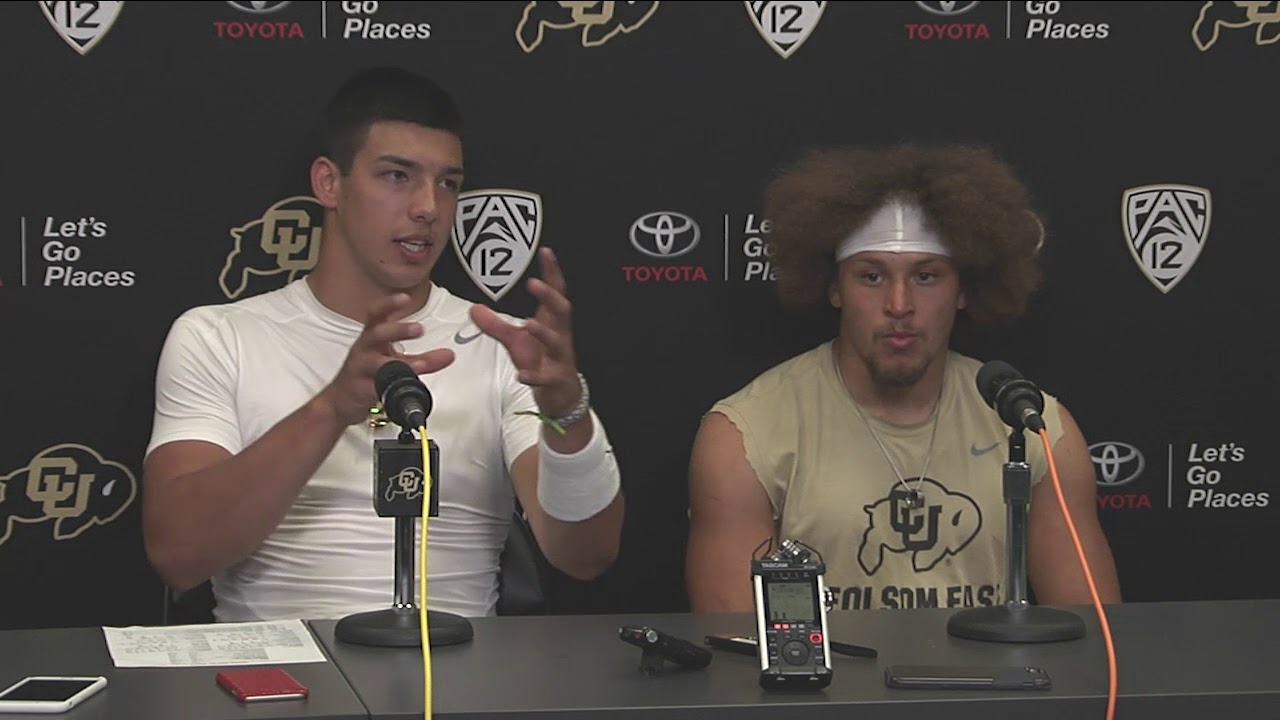 Steven Montez & Phillip Lindsay Presser | Colorado 37, Texas State 3 ...