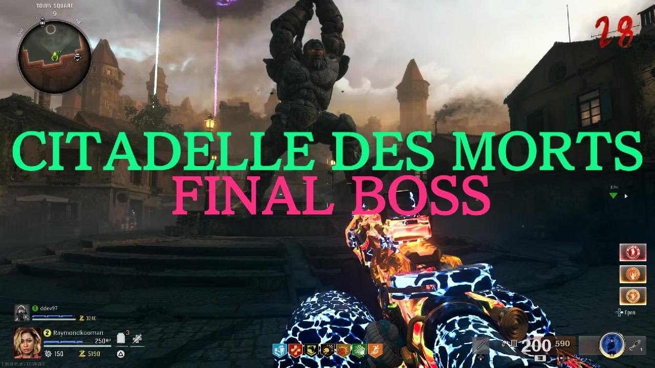 Call of Duty Citadelle Des Morts Final boss Fight - YouTube