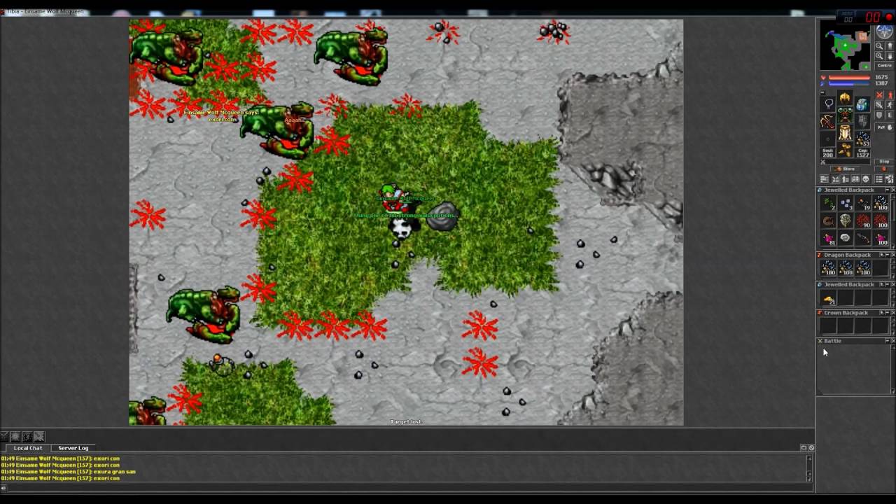 Hydras Port hope - Tibia RP solo hunt #24 - YouTube
