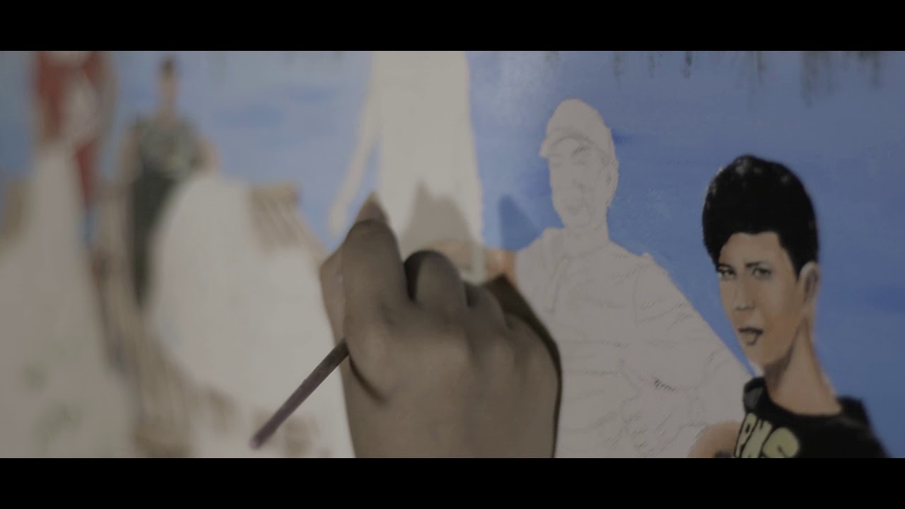 ACRYLIC PAINTING || Driz Family (24"x36") - YouTube