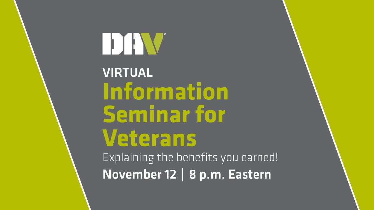 Virtual Veterans Day Information Seminar - YouTube