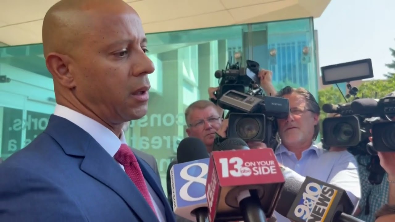 US Attorney Andrew Bridge and FBI Special Agent David Porter issue ...