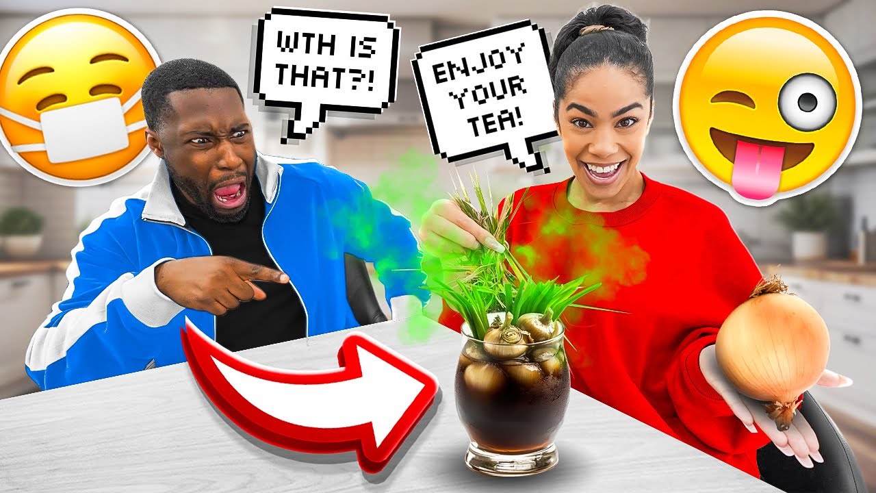 Making My Fiance The World's NASTIEST “HEALTHY” TEA PRANK! *HILARIOUS ...